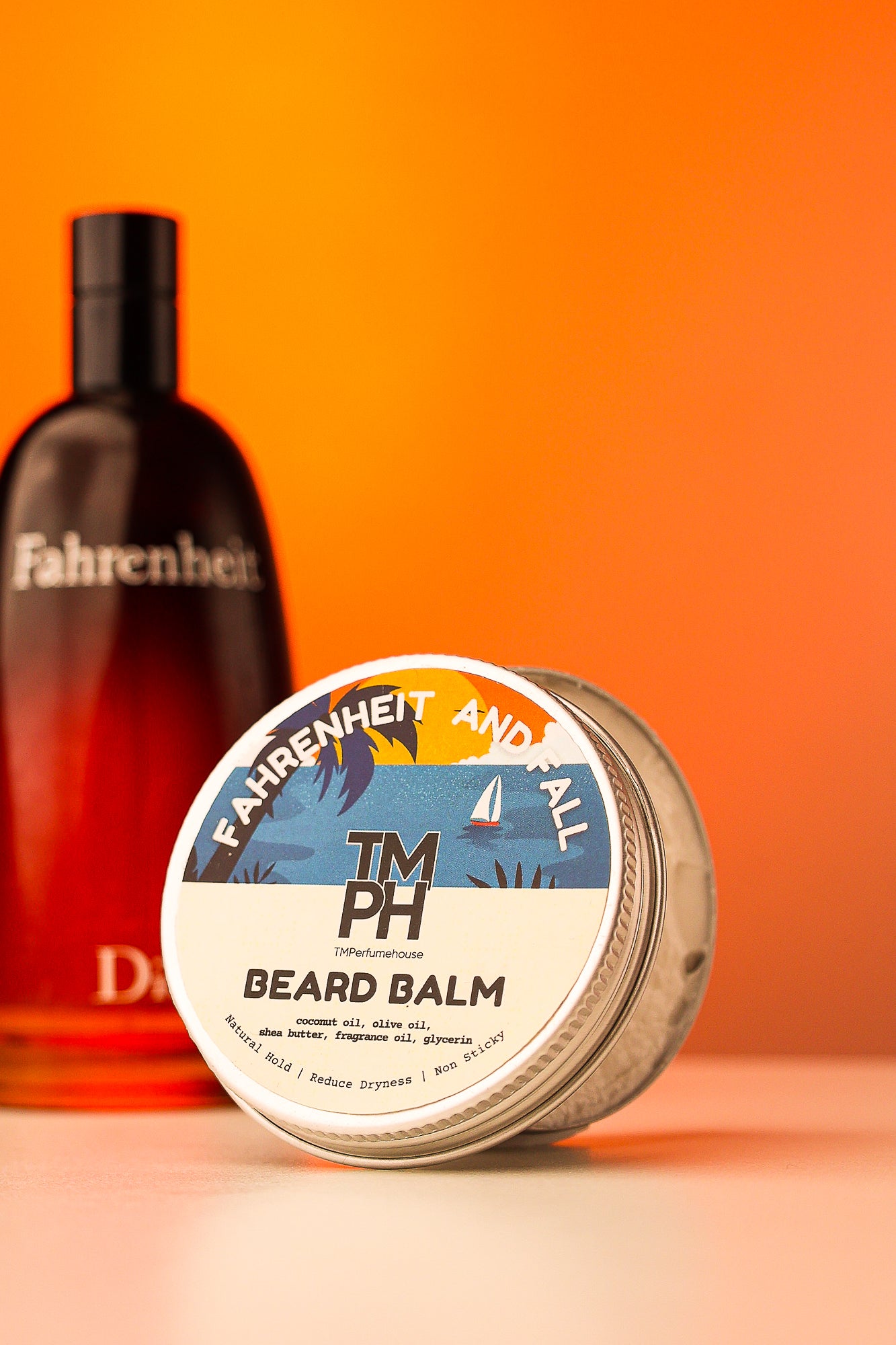 Fahrenheit luxury beard balm | Bold Leather Grooming – TM Perfume House