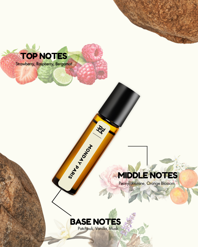 Monday Paris AT | Luxury Niche Attar – 10+ Hour Long Lasting Pure Oil ...