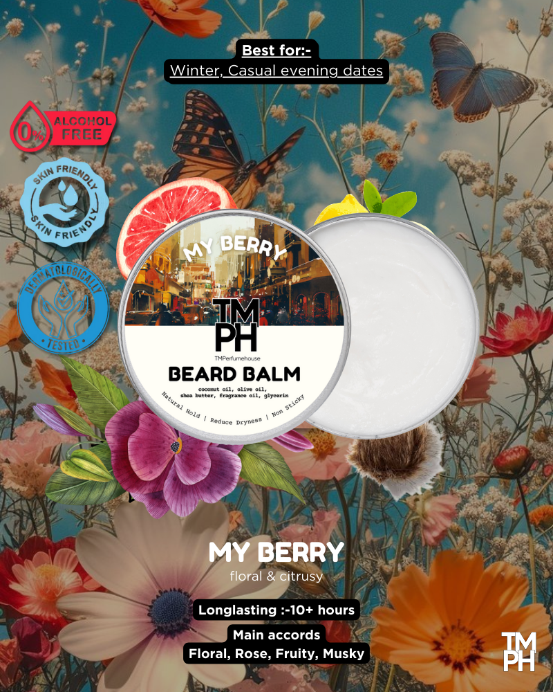 My Berry luxury beard balm | Classy Violet & White Pepper – TM Perfume ...