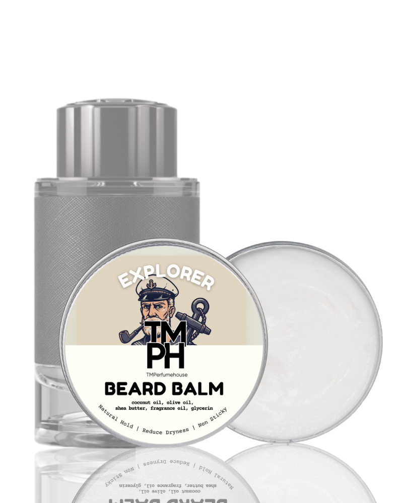 Explorer luxury beard balm | Woody Aromatic Grooming – TM Perfume House